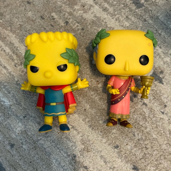 Funko | Toys | The Simpsons Ancient Roman Bart And Mrburns Funko Pop ...